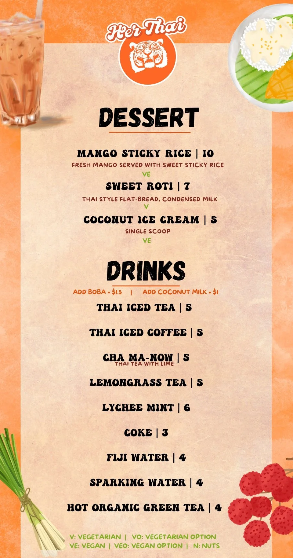 Menu — Her Thai