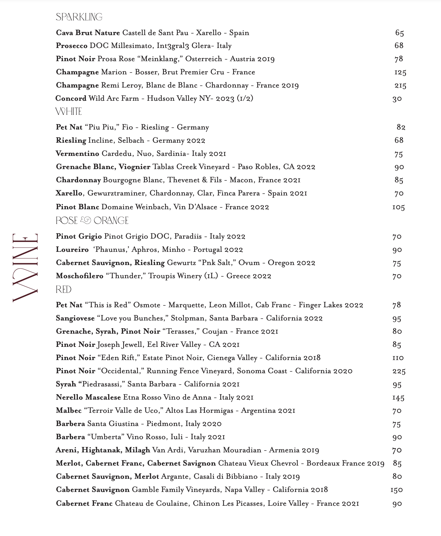 Alice Drink Menu Alice Home— ALICE