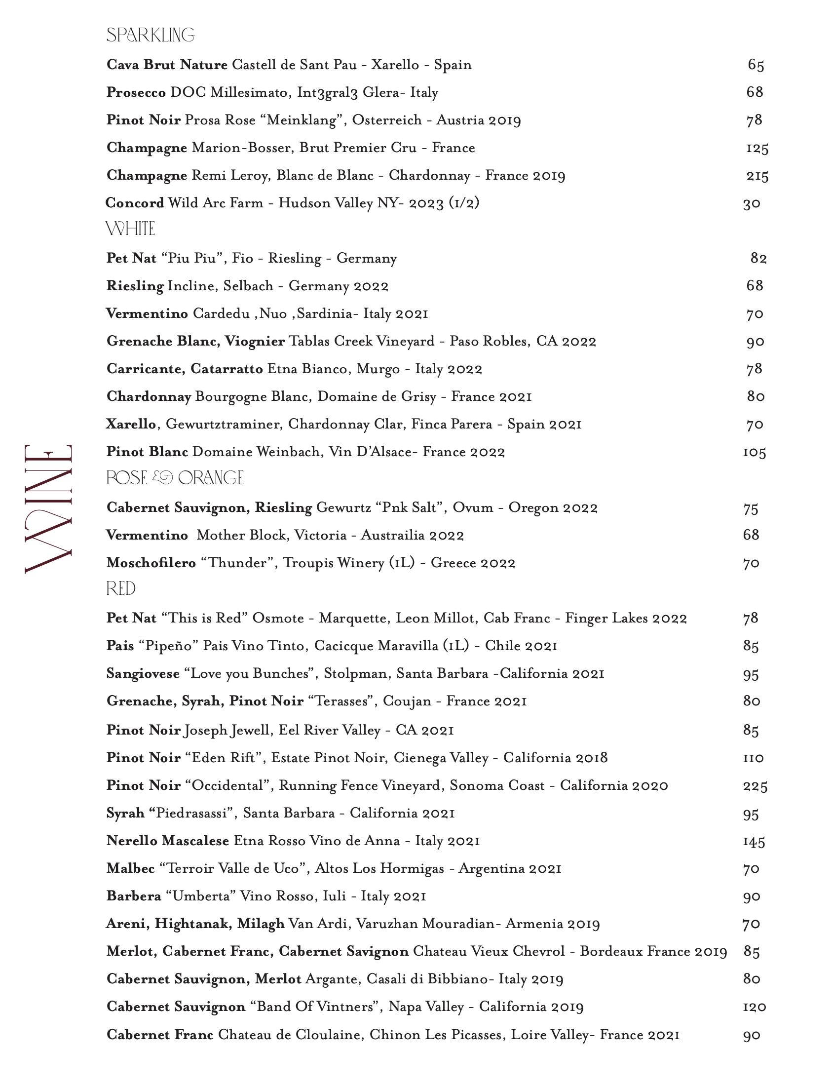 Alice Drink Menu Alice Home— ALICE