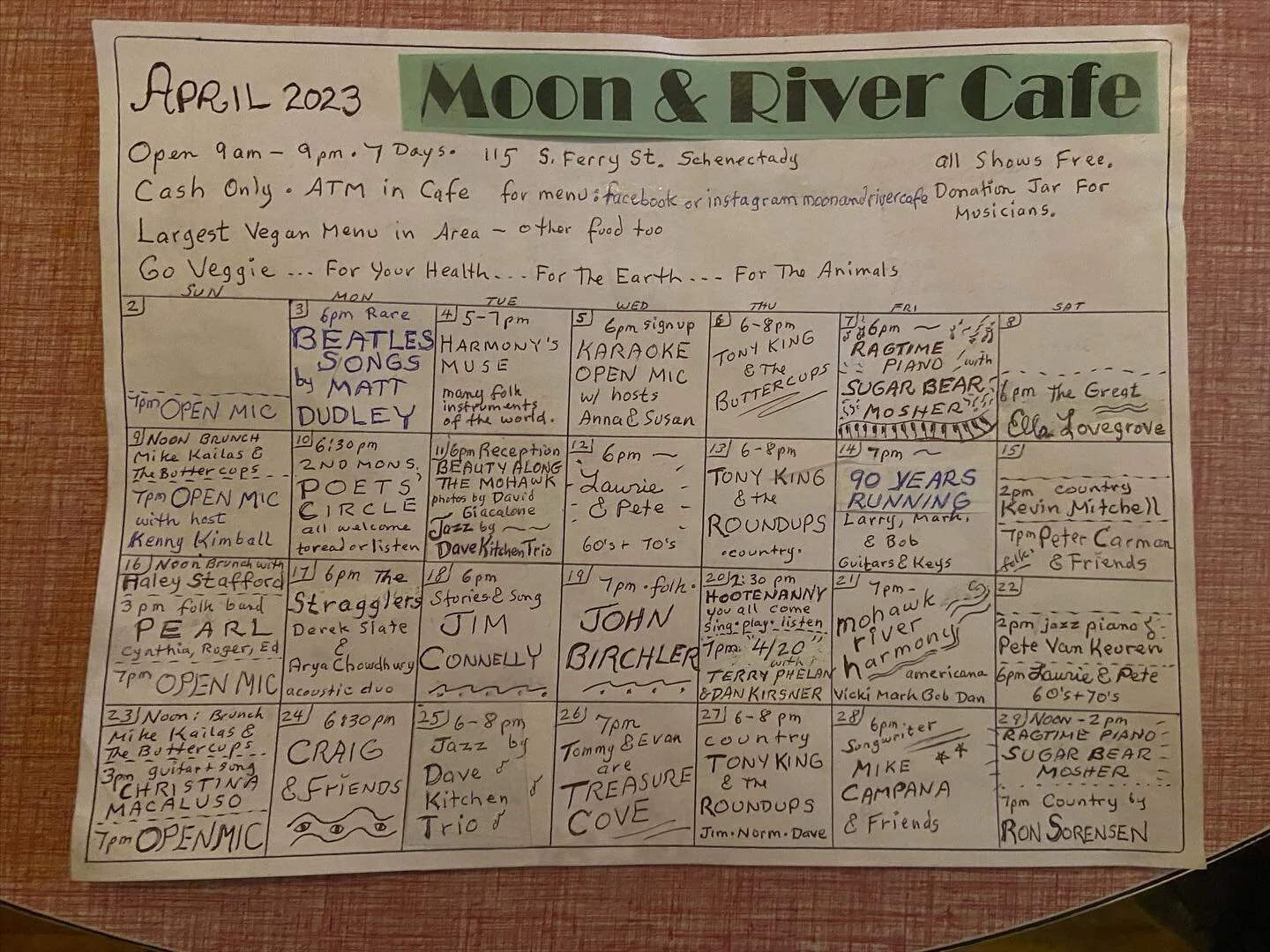 Moon & River Cafe