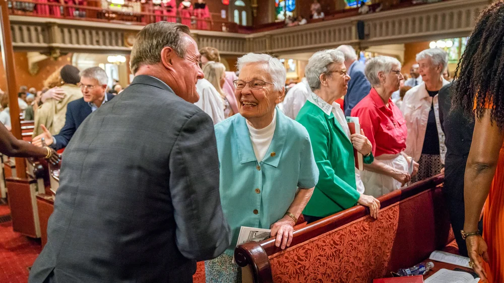 Photo Gallery: Sister Carol Perry's Stained Glass Dedication — Marble ...