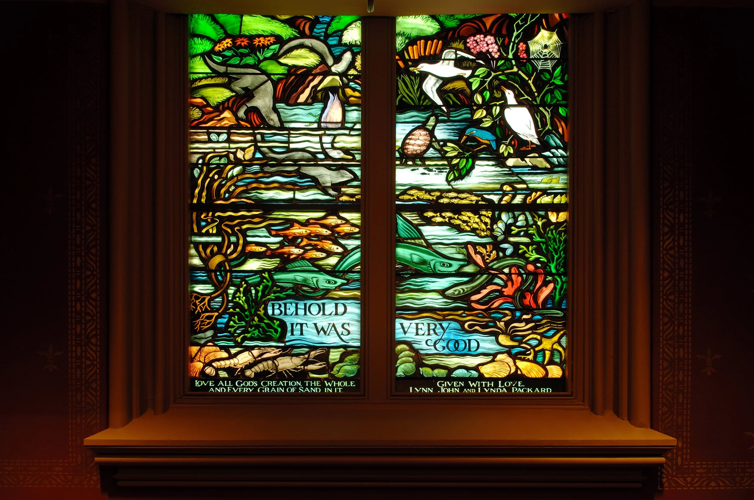 Stained Glass Window: Creation — Marble Collegiate Church
