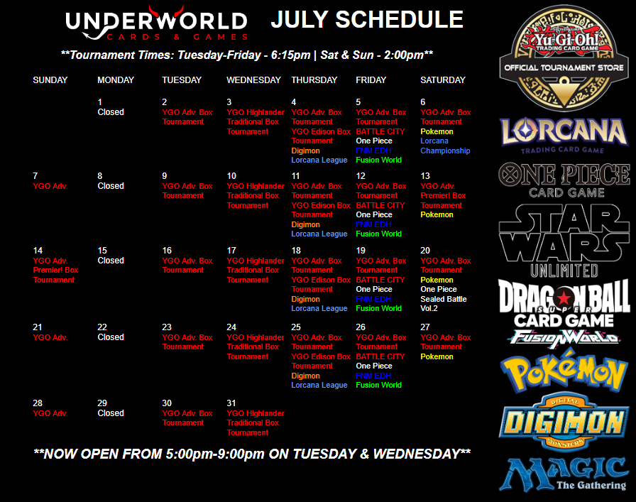 Underworld Cards & Games