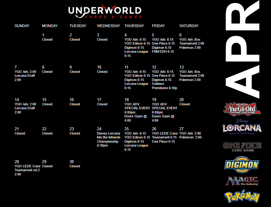 Underworld Cards & Games