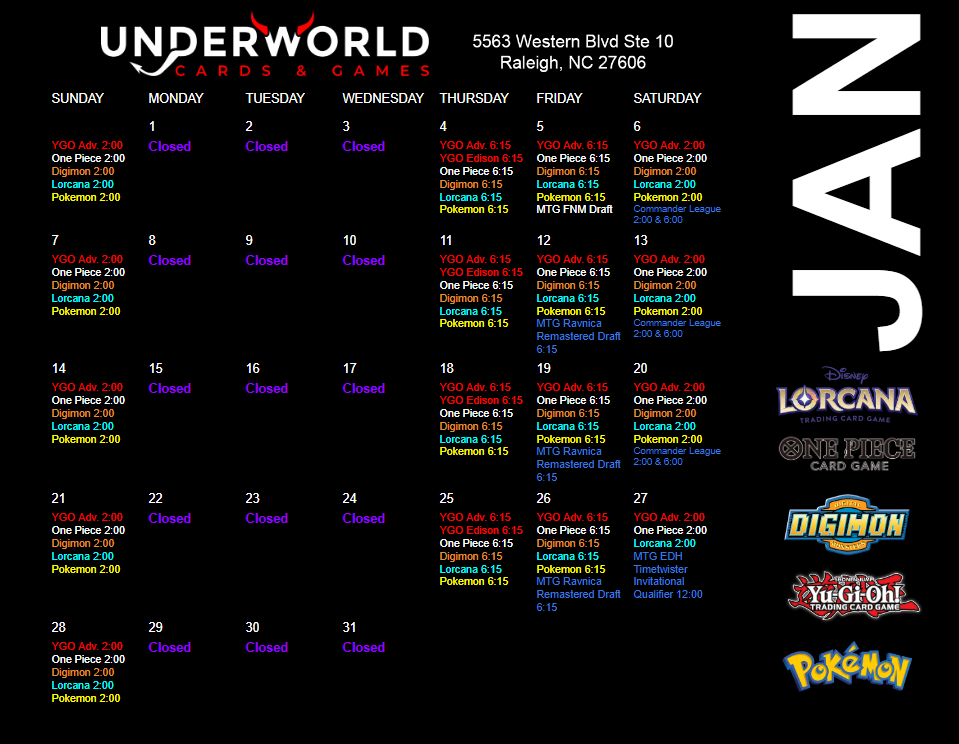 Underworld Cards & Games