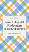 How To Create Diagonal Plaid Patterns in Adobe Illustrator