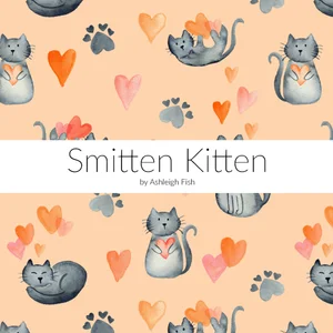 Smitten Kitten Surface Pattern Collection for Valentines Day