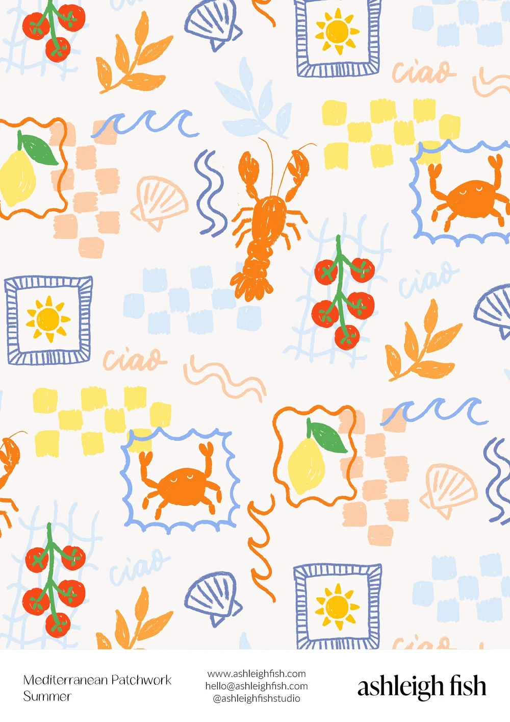 Portfolio | Surface Pattern Designer | Ashleigh Fish