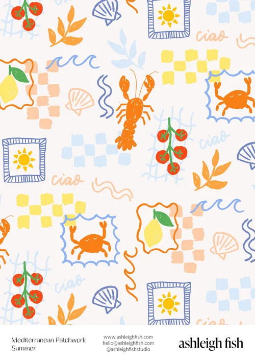Portfolio | Surface Pattern Designer | Ashleigh Fish