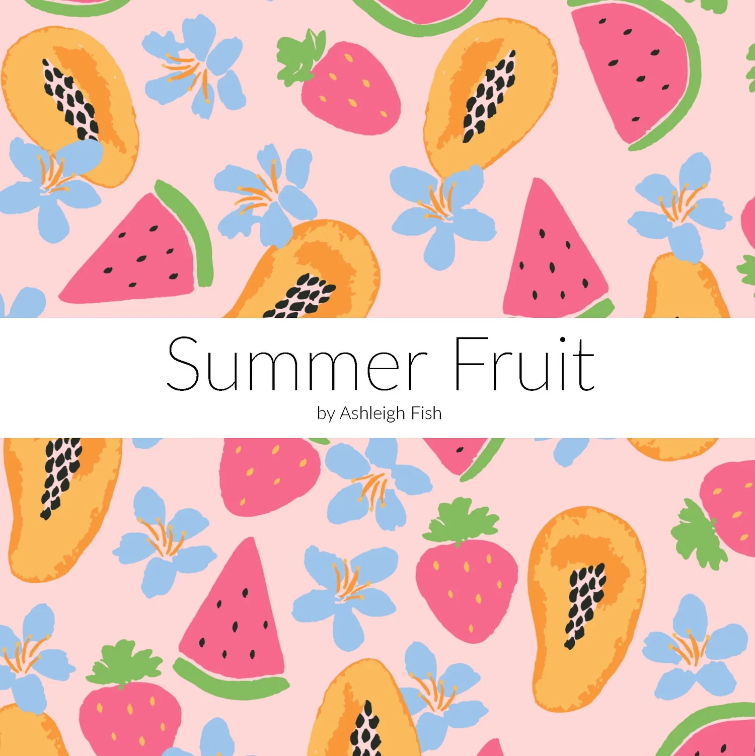 Summer Fruit Surface Pattern Collection — Ashleigh Fish