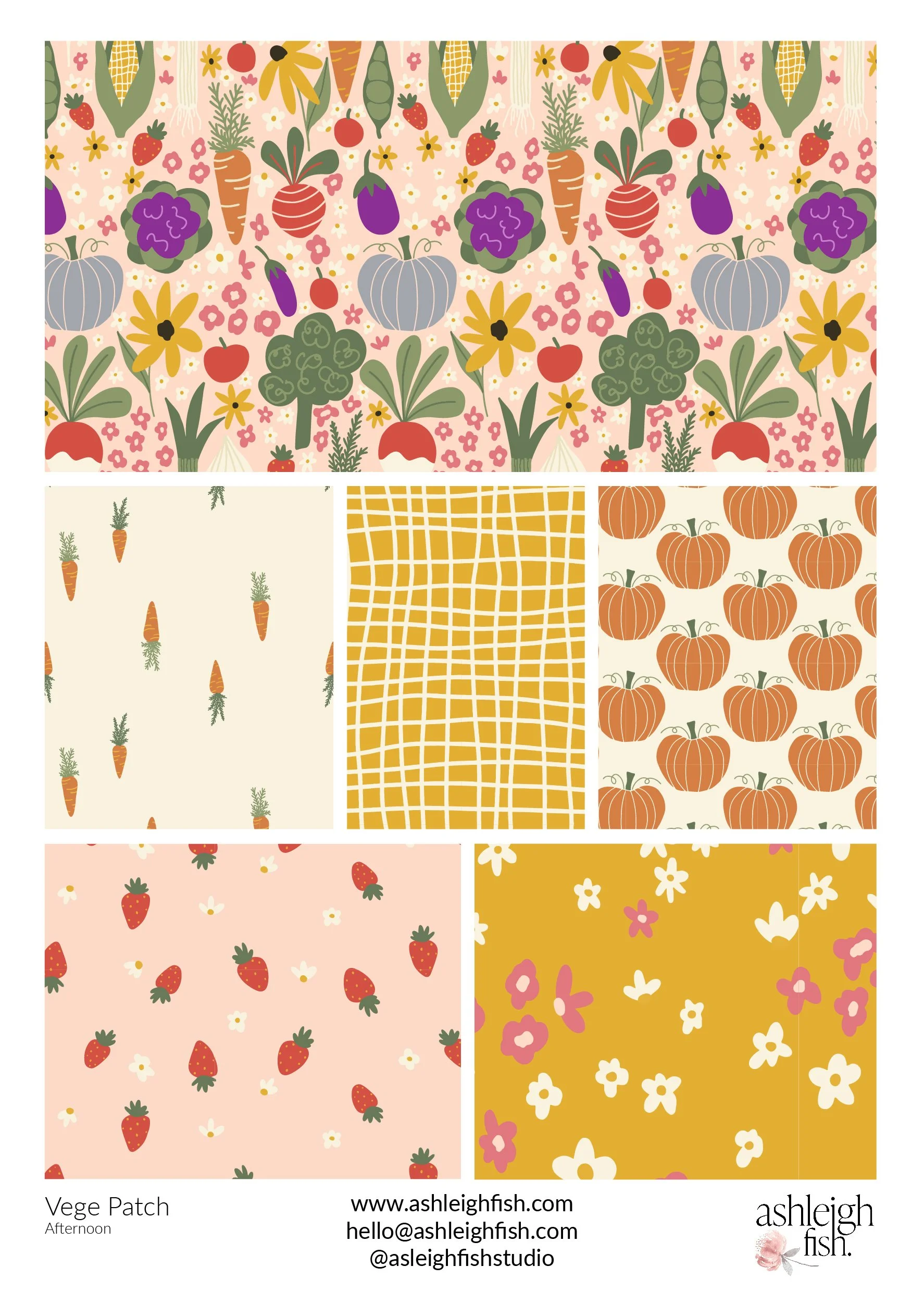 Vegetable patch pattern collection
