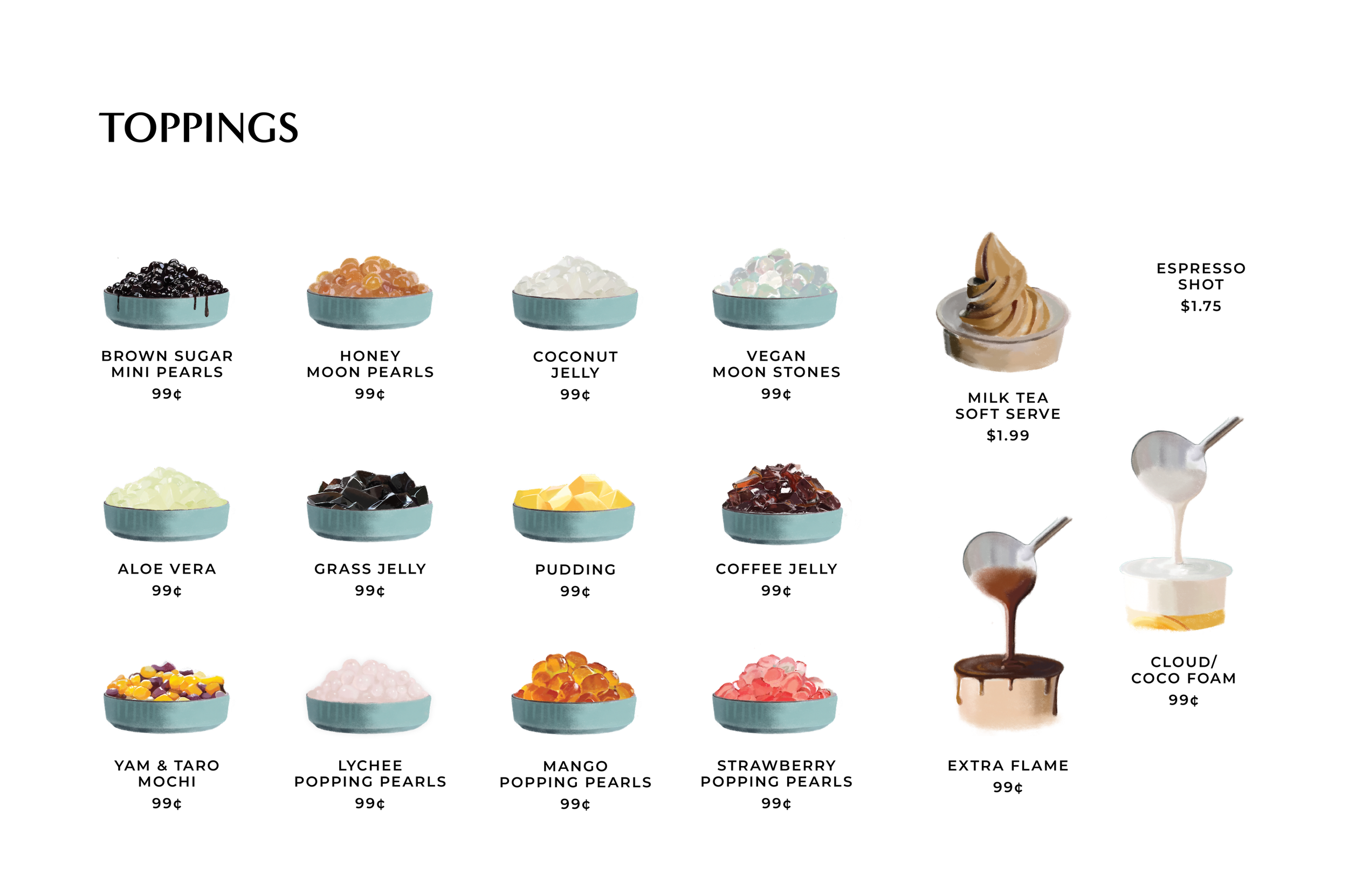 Main Menu — Thé Moon Tea House