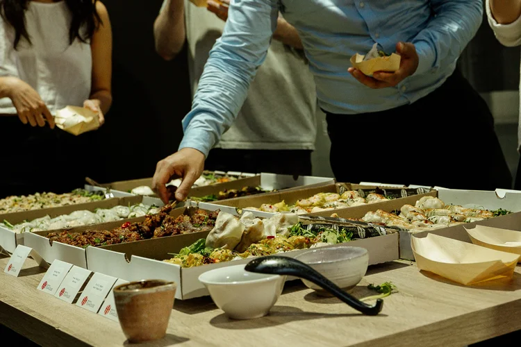 Dumpling Catering Boxes | Affordable Drop Off Catering in Melbourne ...