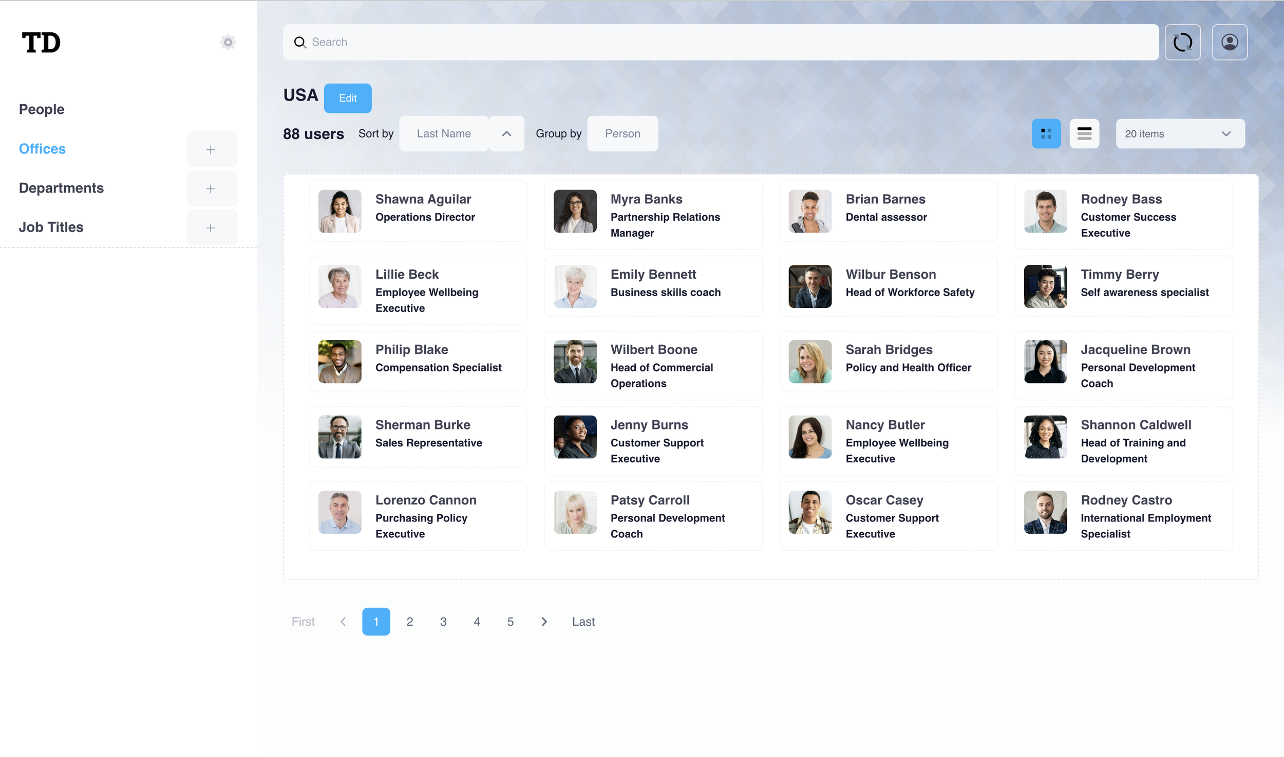 TeamDirectory