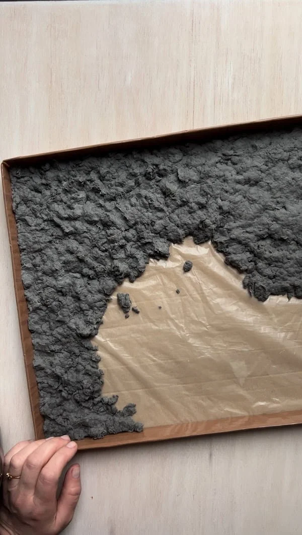 Handmade Paper Pulp Frames with a Concrete Look – Unique Industrial ...