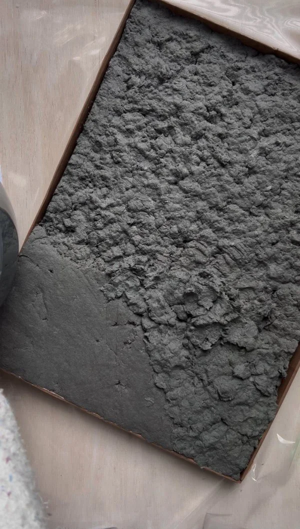 Handmade Paper Pulp Frames with a Concrete Look – Unique Industrial ...