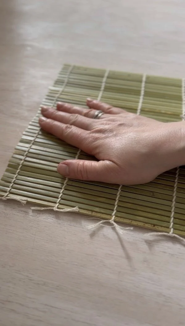 Making Paper Pulp Samples- Part 1. Sushi Mat — Cozy Rawness
