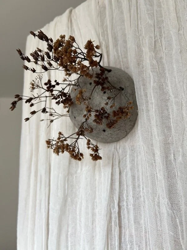 DIY Paper Pulp Flower Holder – Easy Tutorial for a Rustic, Handmade ...