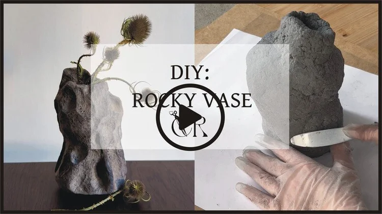 Create Your Own Stone-like Vase: DIY Recycled Decor Idea for Minimalist ...
