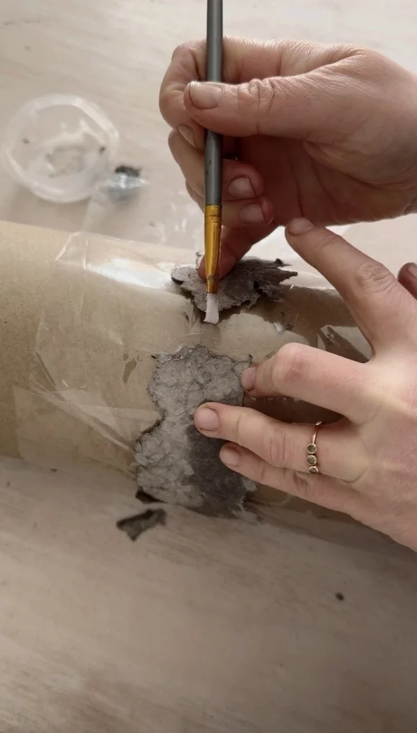 DIY Lampshade from Paper Pulp and Dried Plants – Organic, Sculptural ...