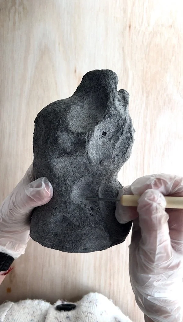 Create Your Own Stone-like Vase: DIY Recycled Decor Idea for Minimalist ...
