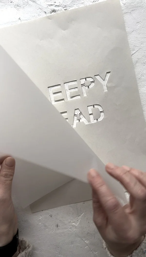 DIY: A Unique Poster- Using Acrylic Anti-Crack — Cozy Rawness