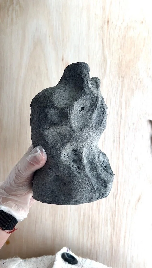 Create Your Own Stone-like Vase: DIY Recycled Decor Idea for Minimalist ...