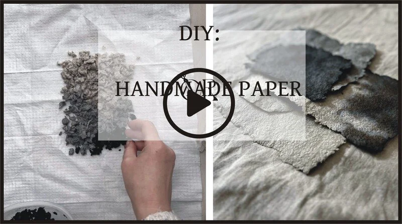 DIY Handmade Paper from Old Newspapers – Creative Recycling Tutorial ...