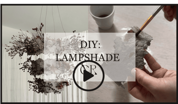 DIY Lampshade from Paper Pulp and Dried Plants – Organic, Sculptural ...