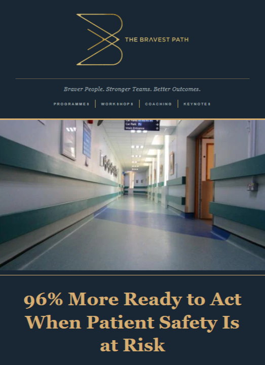 96% More Ready to Act When Patient Safety Is at Risk | The Bravest Path ...