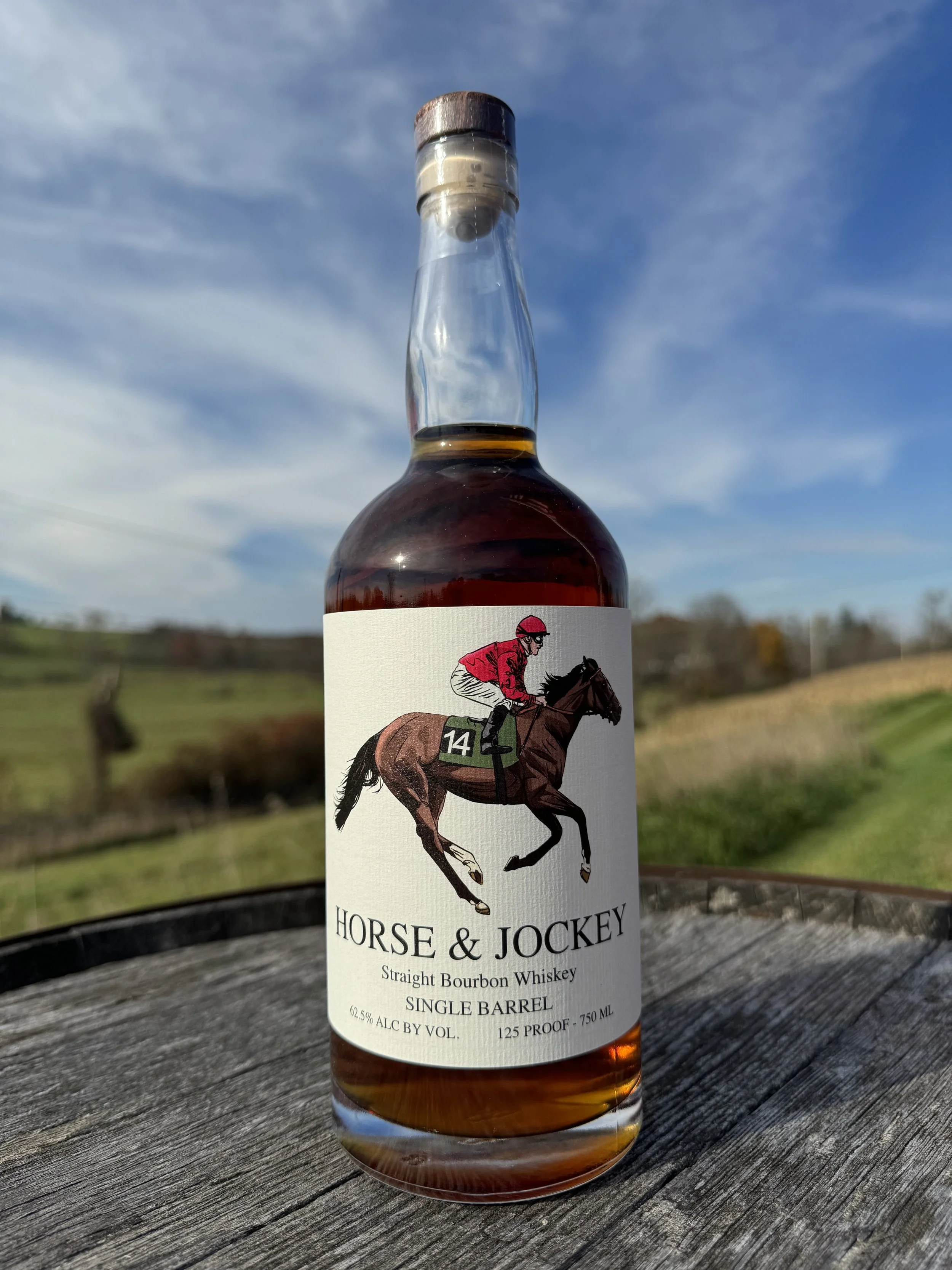 125 Proof Horse & Jockey Single Barrel Bourbon — Taconic Distillery Spirits