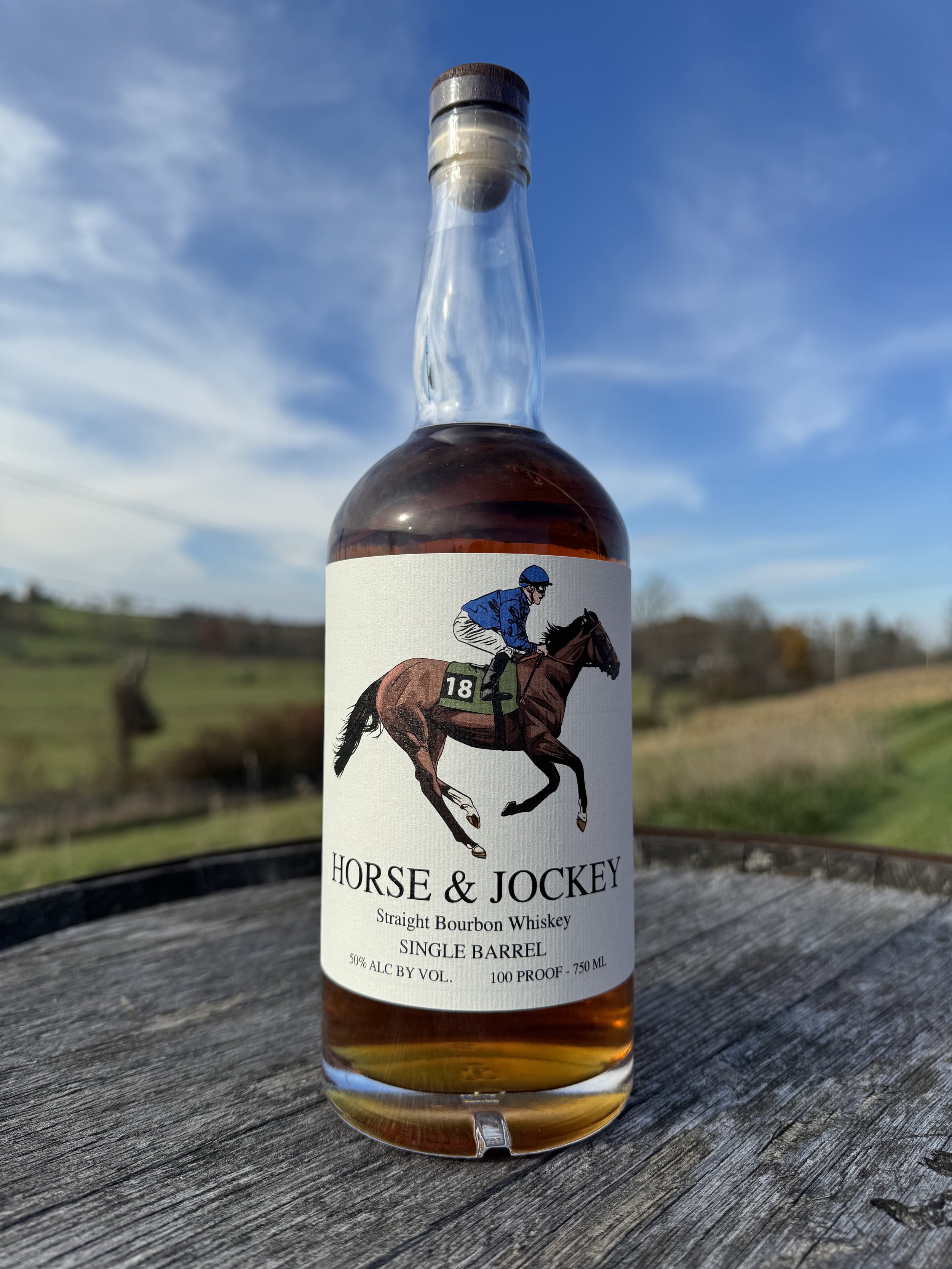 100 Proof Horse & Jockey Single Barrel Bourbon — Taconic Distillery Spirits