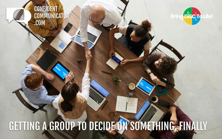 Getting a group to decide on something, finally — Confident ...