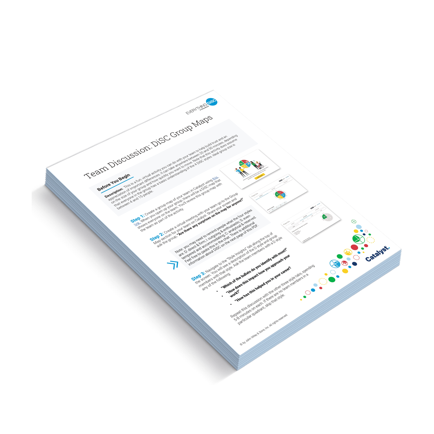 Catalyst DiSCussion Guide — Confident Communicators, LLC