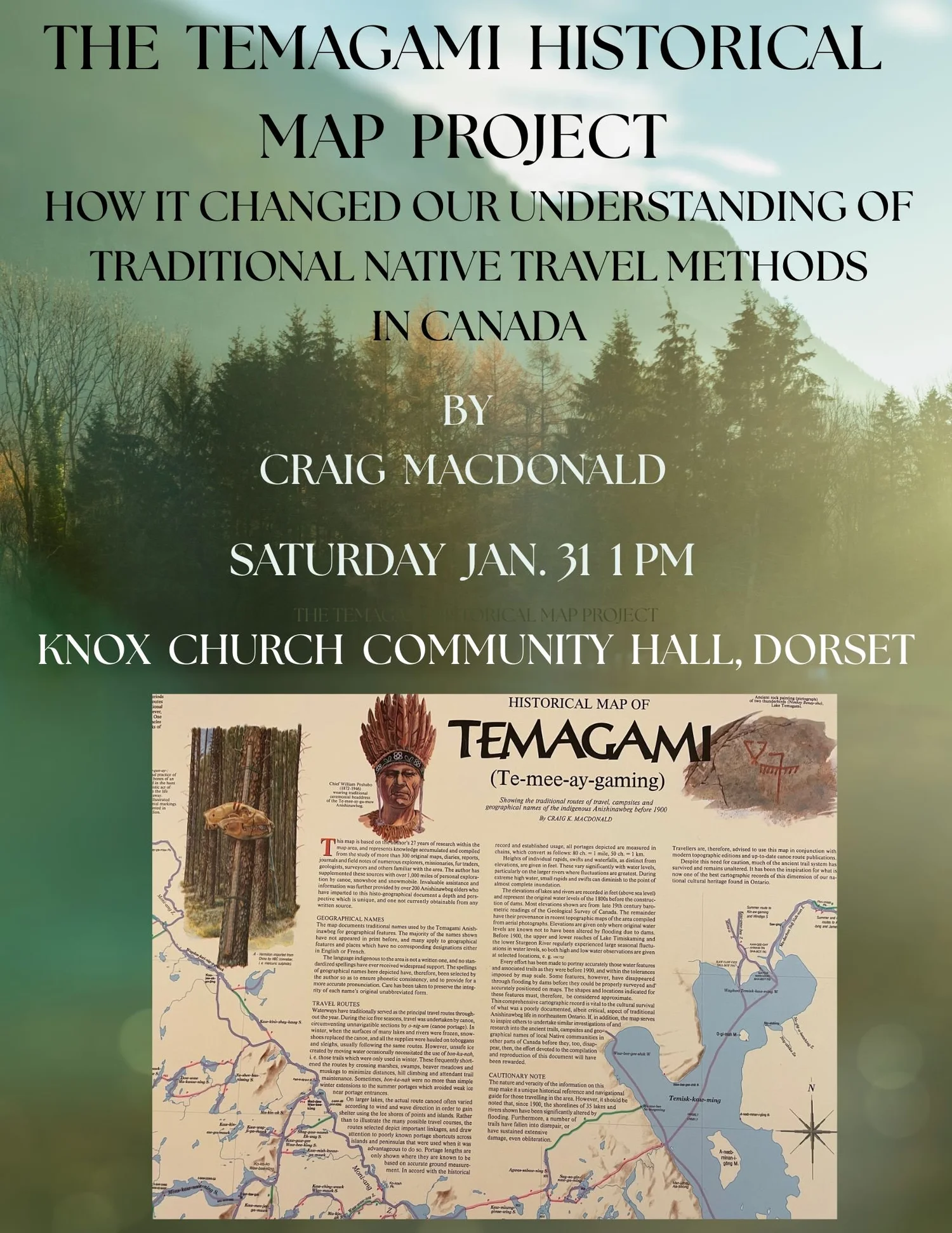 Craig MacDonald’s Talk: The Temagami Historical Map Project, Jan 31 ...