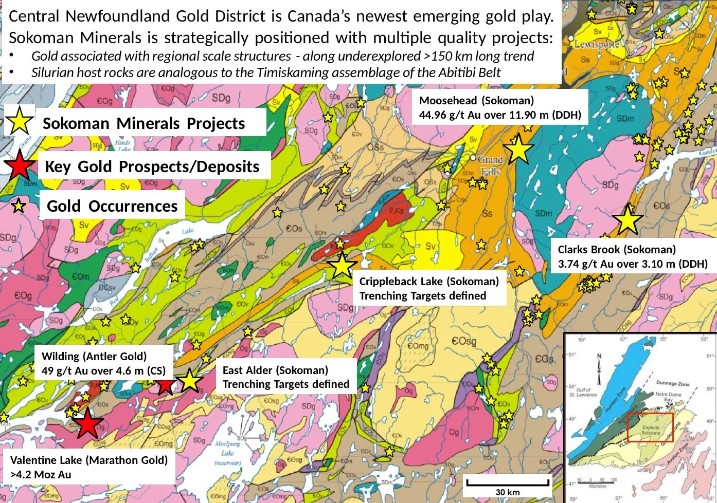 Crippleback Lake Gold Project — Sokoman