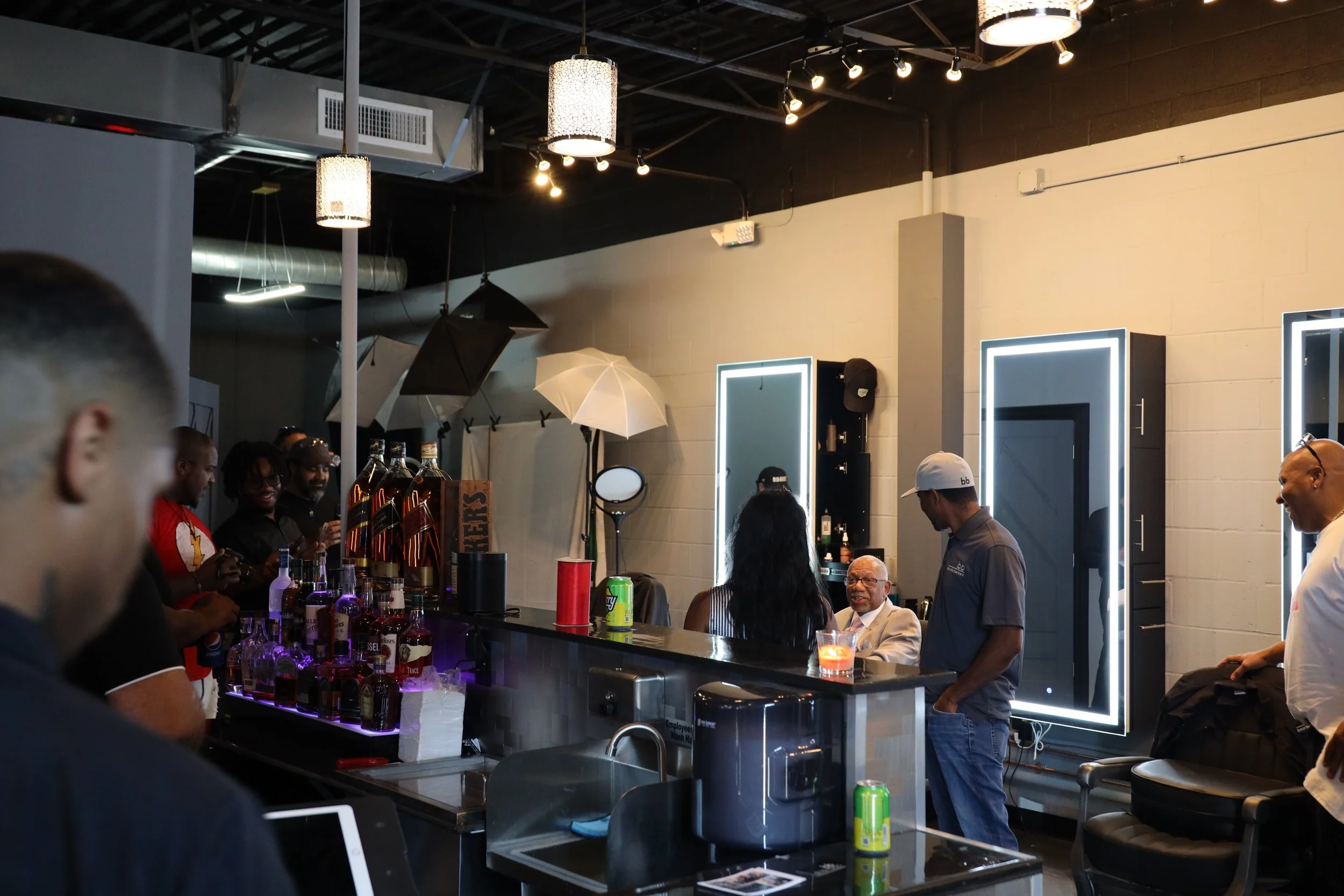 Best Stylish Barber Shop with a Full-Service Bar - Social Barbershop