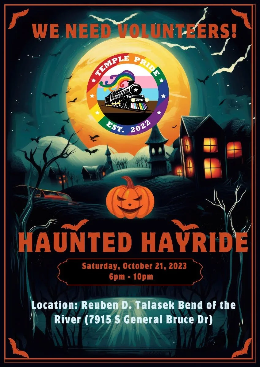 Volunteer for the Haunted Hayride — Temple Pride