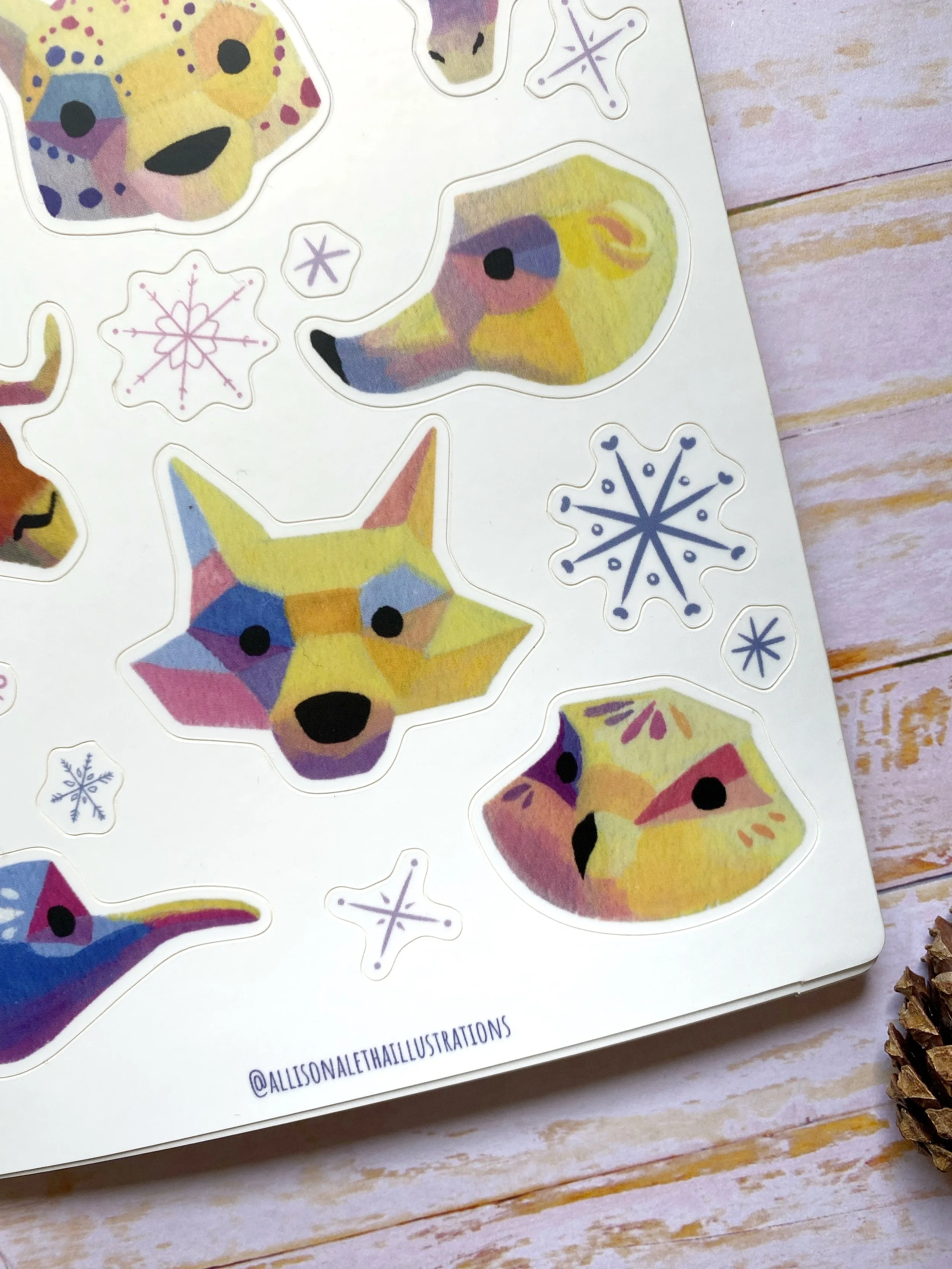 "HOLIDAY TREATS" Sticker Sheet — Allison Aletha