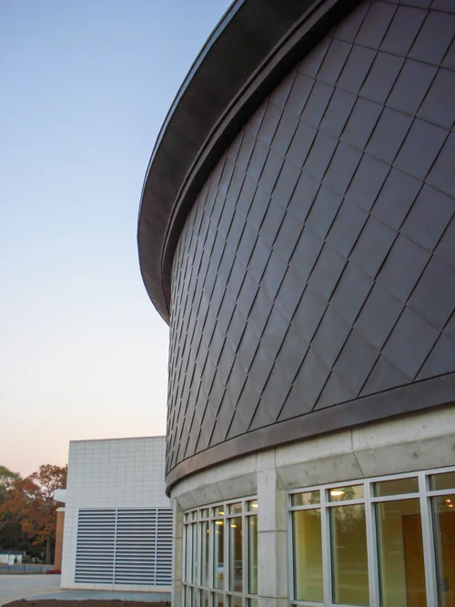 Custom Copper Cladding | Huber & Associates