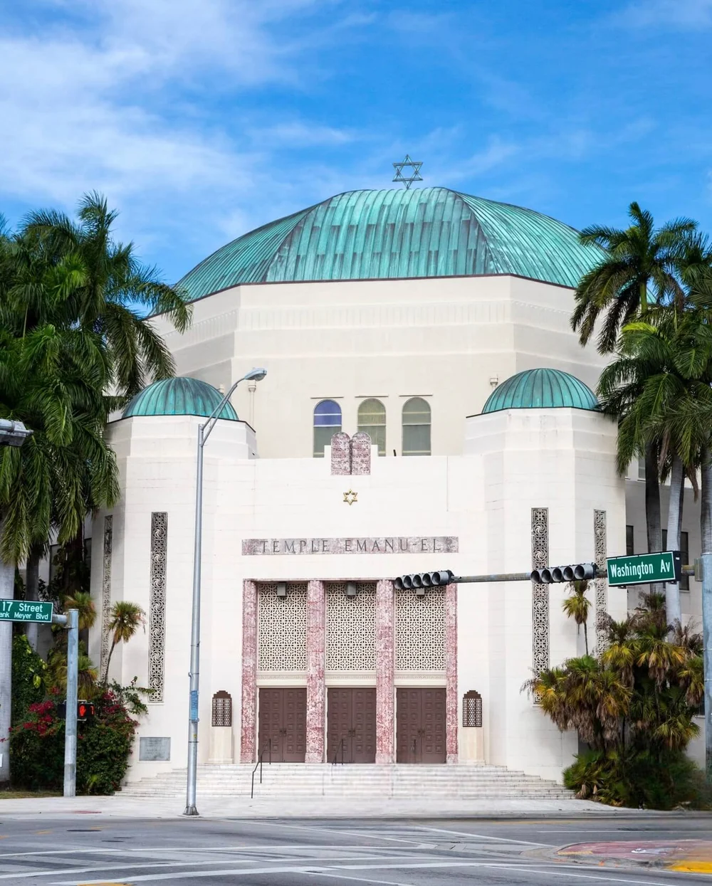Pre-Patinated Copper Roof on Miami Temple | Huber & Associates