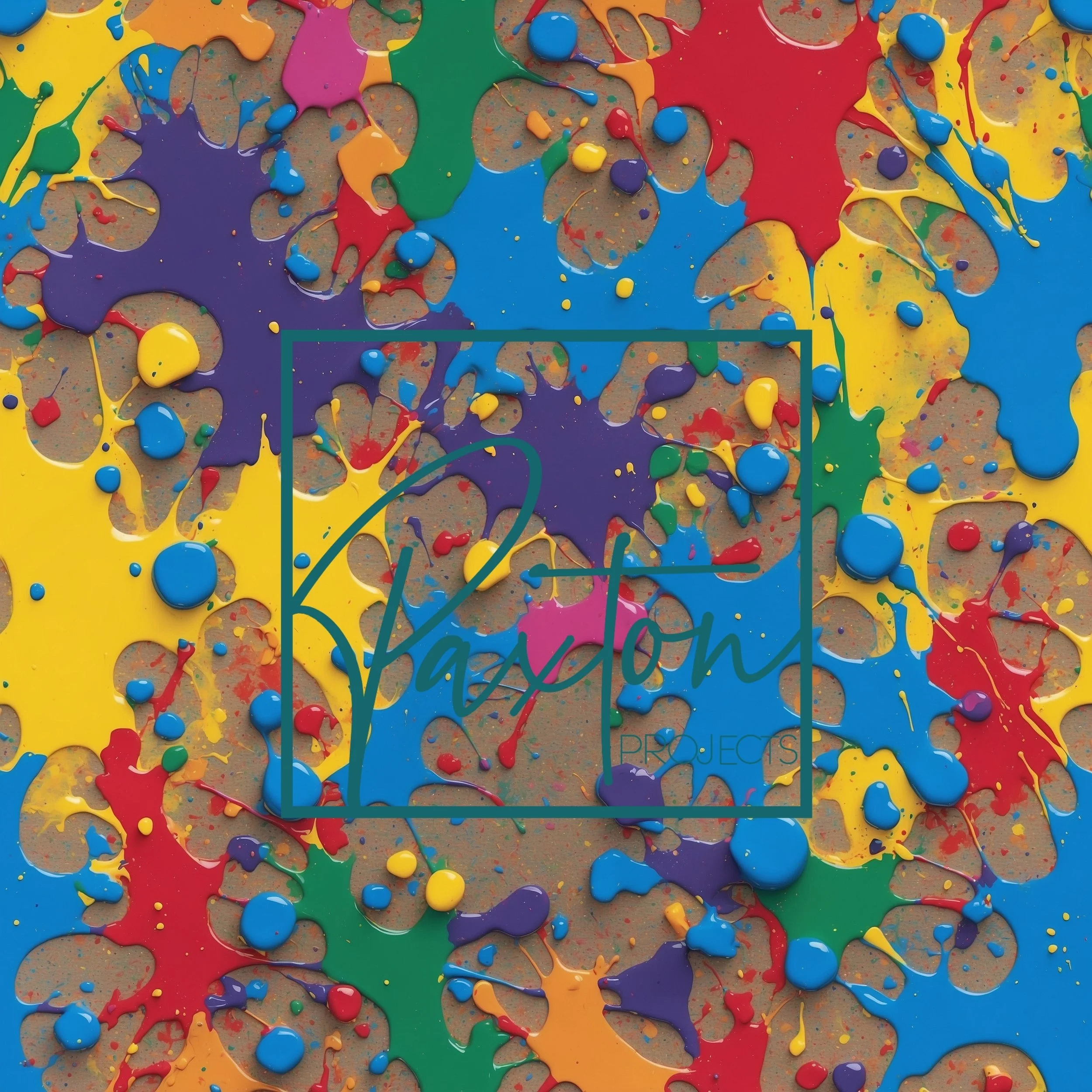 Black Paint Splatter Seamless Pattern — www.paxtonprojects.net
