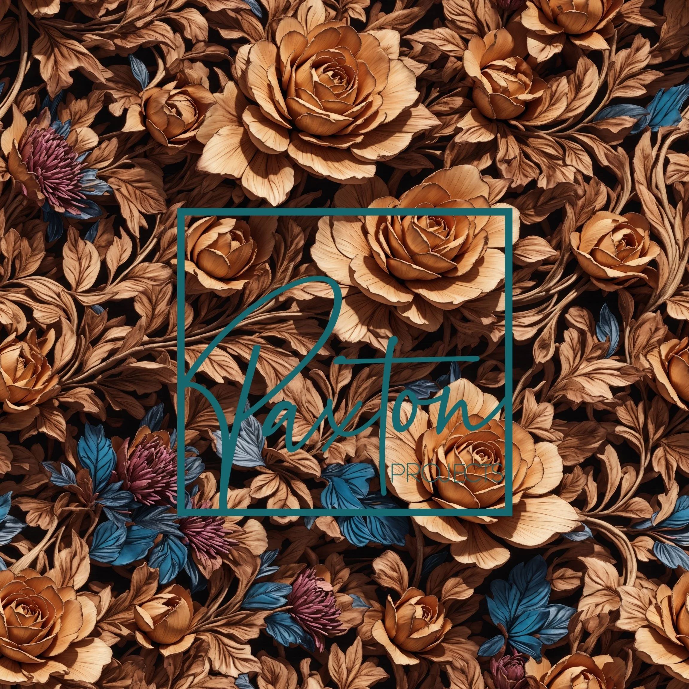 Wood Carving Floral Seamless Pattern — www.paxtonprojects.net