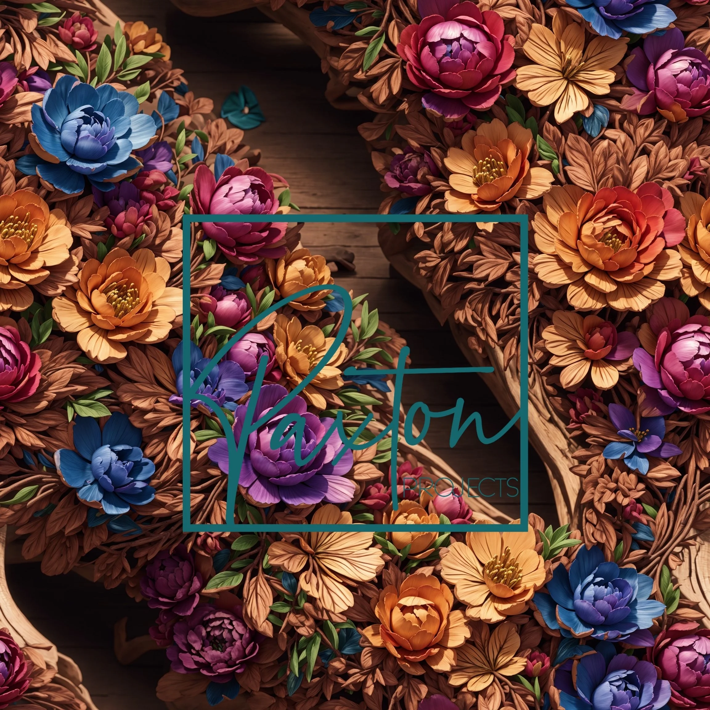 Wood Carving Floral Seamless Pattern — www.paxtonprojects.net