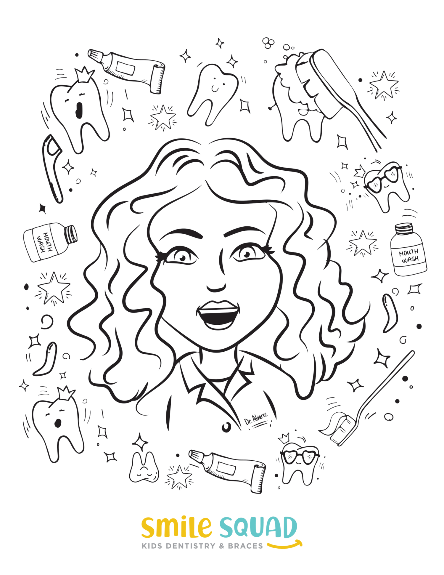 Smile Squad | Las Vegas Kids Dentistry & Braces | Coloring Sheets ...