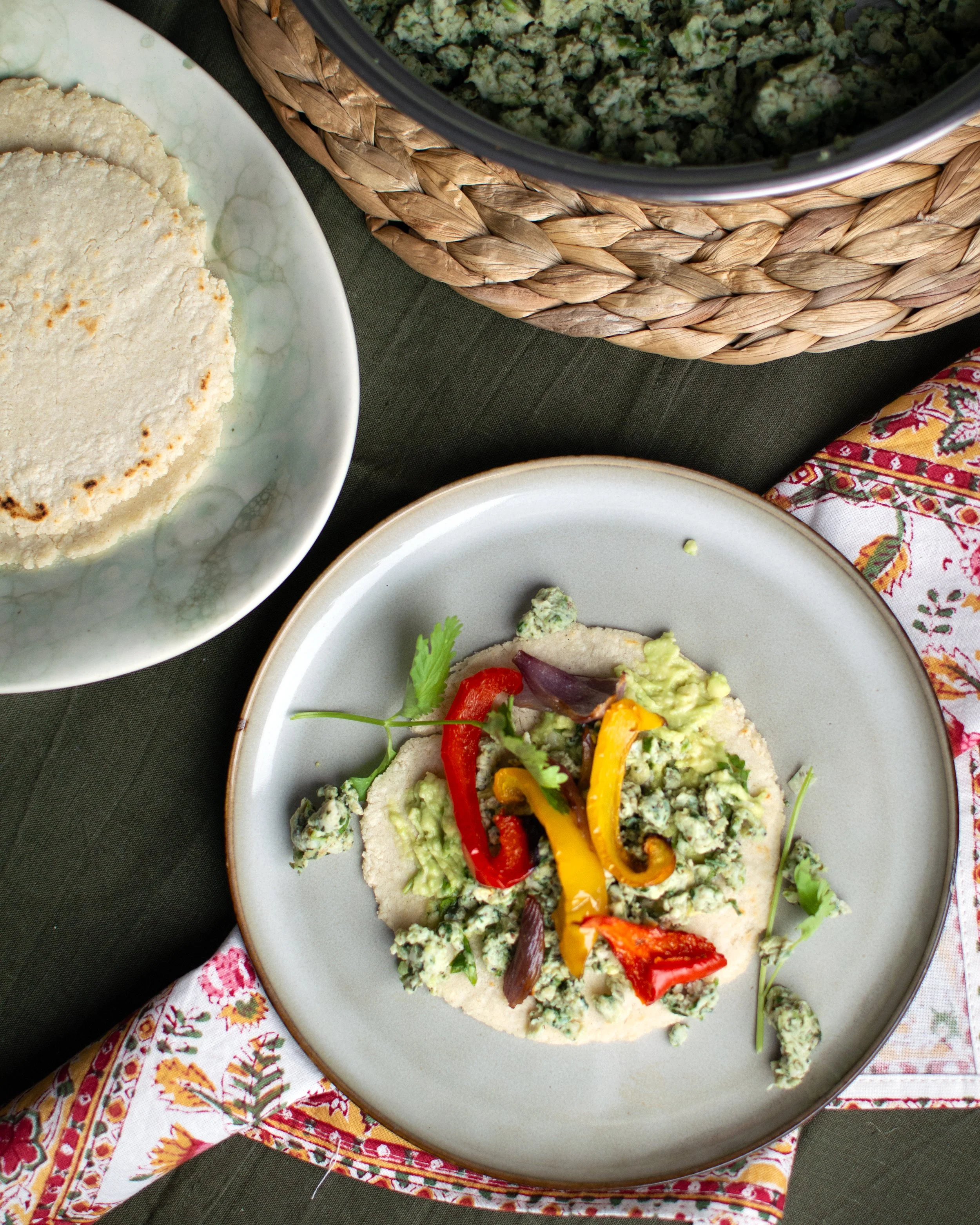 Non-Spicy Healthy Chicken Chorizo Verde Tacos — Season & Simmer