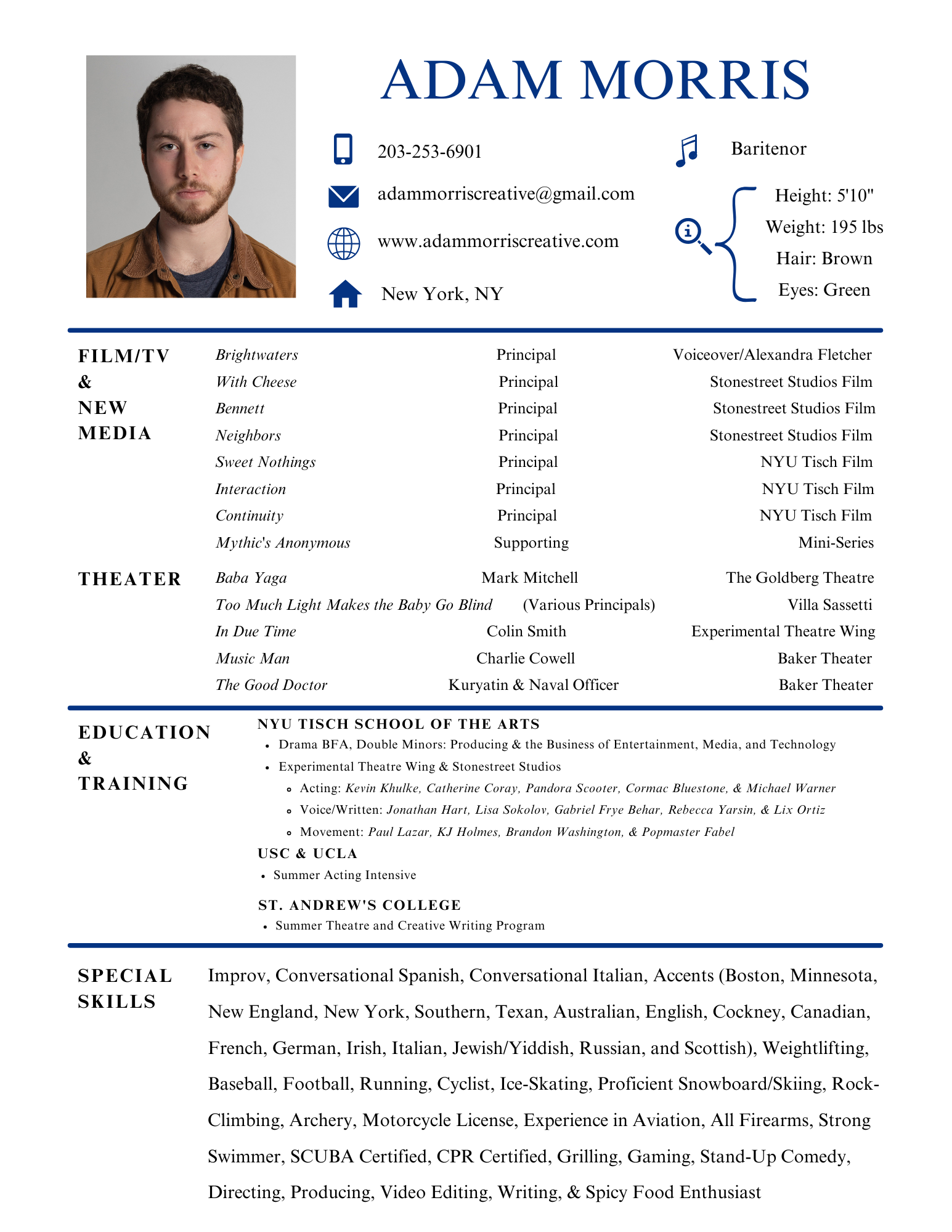 Materials — ADAM MORRIS