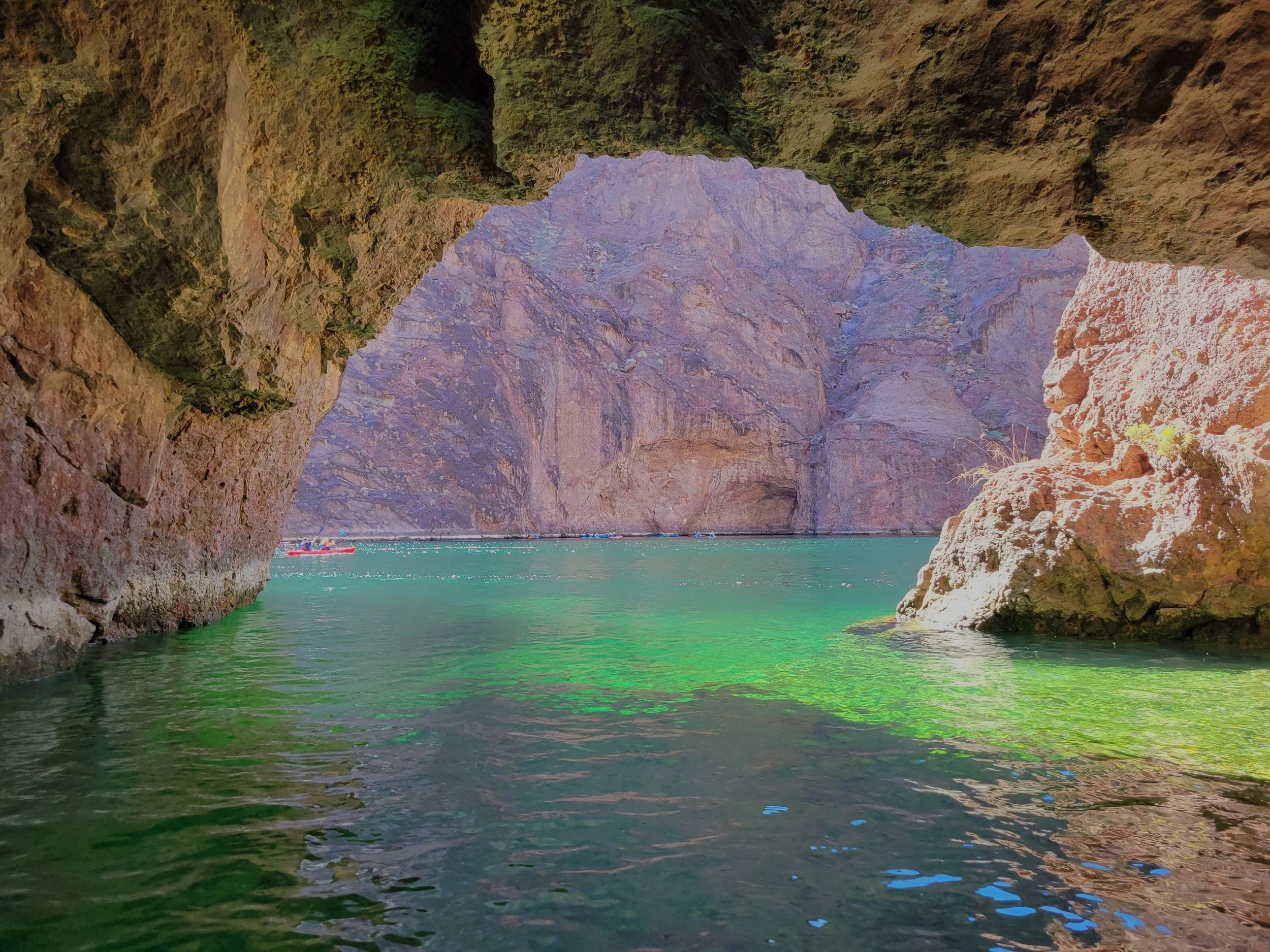 Emerald Cave Kayak Tour by Kayak Lake Mead