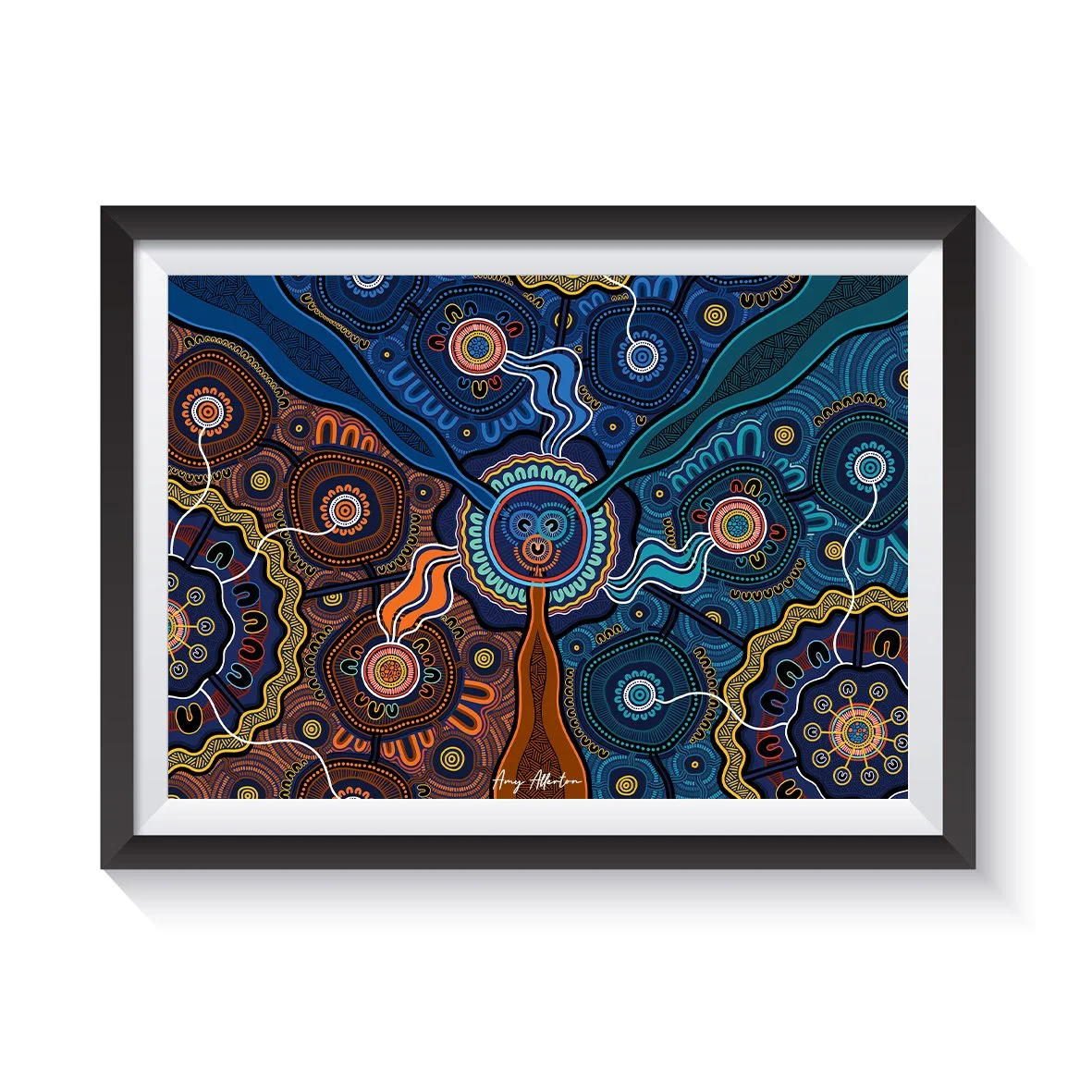 'First Voices, Shared Futures' Aboriginal artwork by Amy Allerton ...