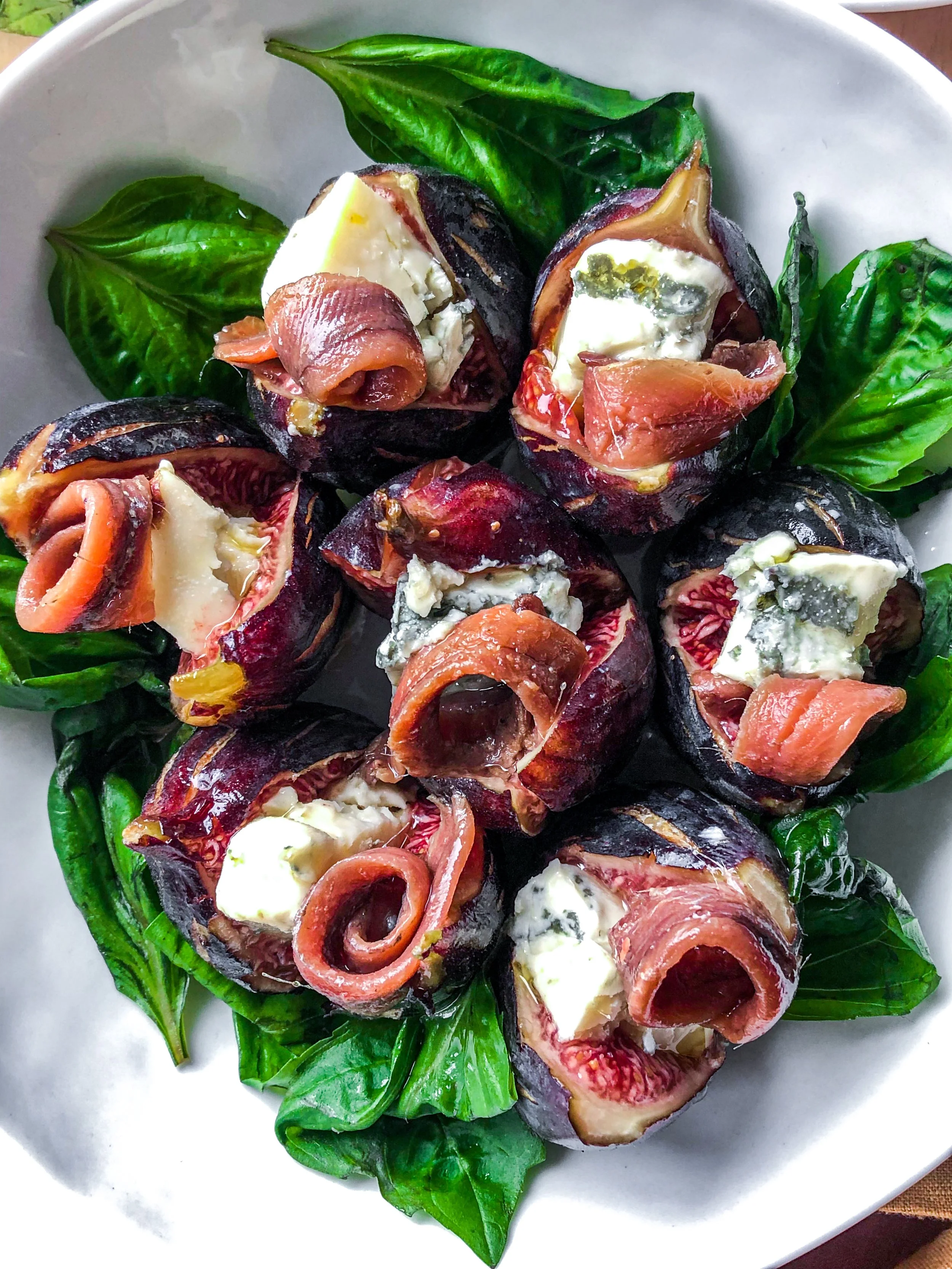 Higos rellenos de Gorgonzola y Anchoa — Saboreanda